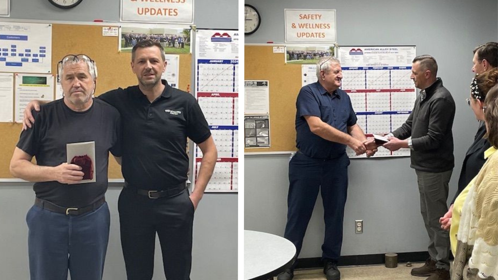 Legacy in Motion: Bekir and Fikret's Retirement Tribute - 110 Metalworks