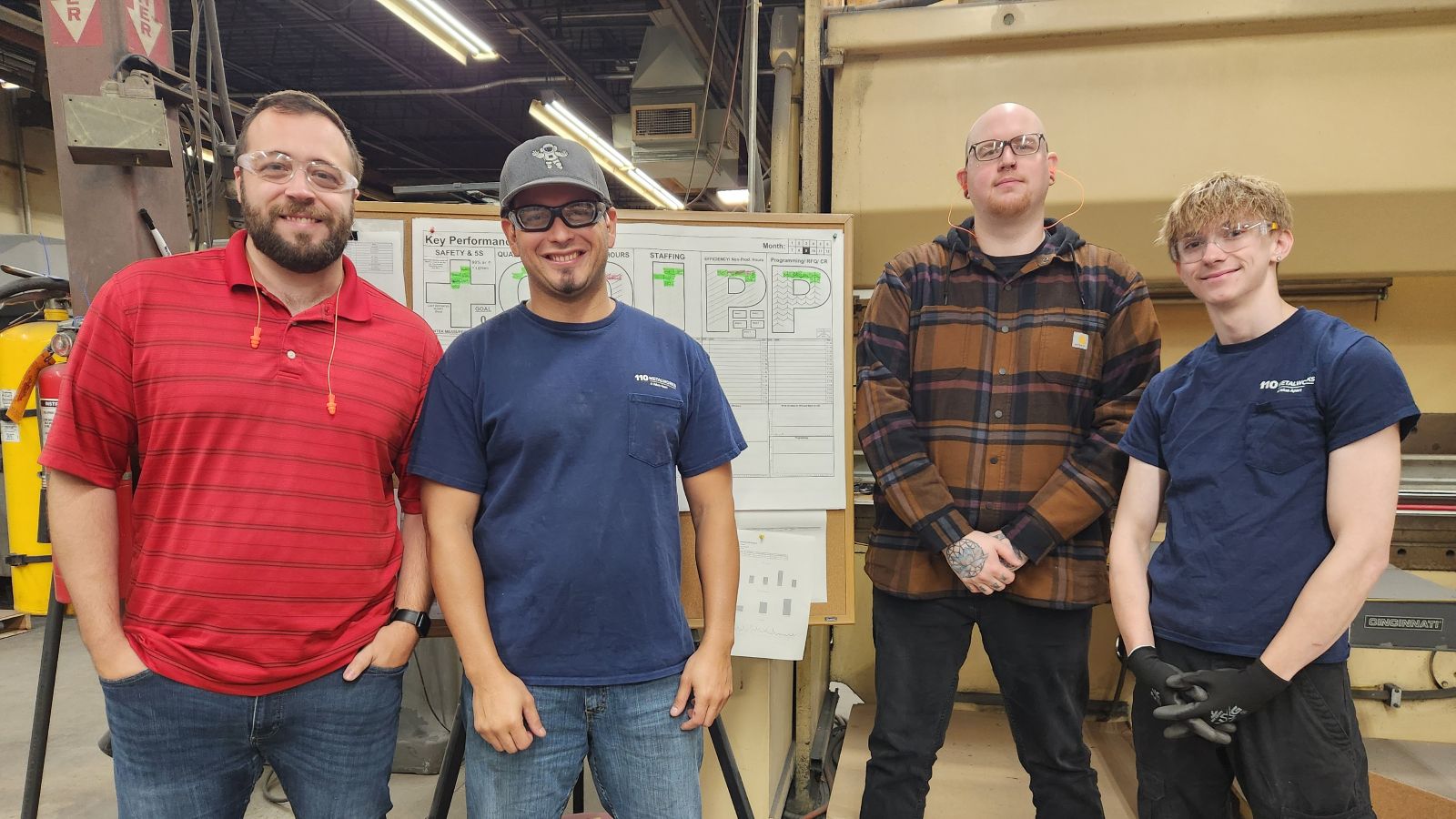 How Gemba Boards Shape Culture at 110 Metalworks